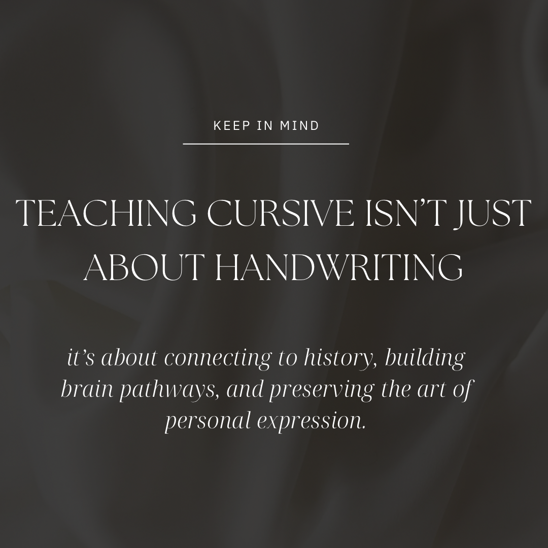 Why Cursive Still Matters – Texas Sweetheart Boutique